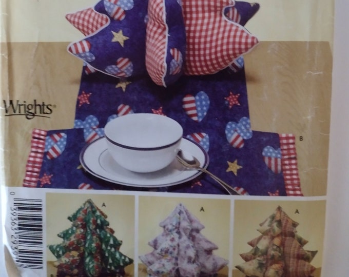 Simplicity 4345 Sewing Pattern to Make A 16" Stuffed Tree, Table Runner ...
