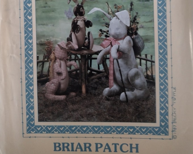 All Cooped up Vintage Sewing Pattern for Old Fashioned Jointed Rabbits ...
