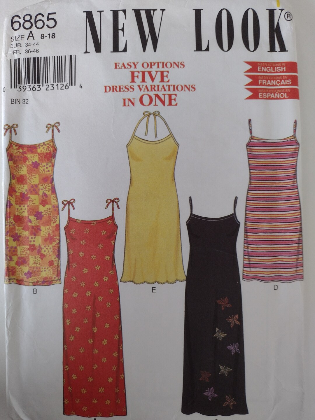 Simplicity New Look 6865 Sewing Pattern to Make a Woman's Knit Dress ...