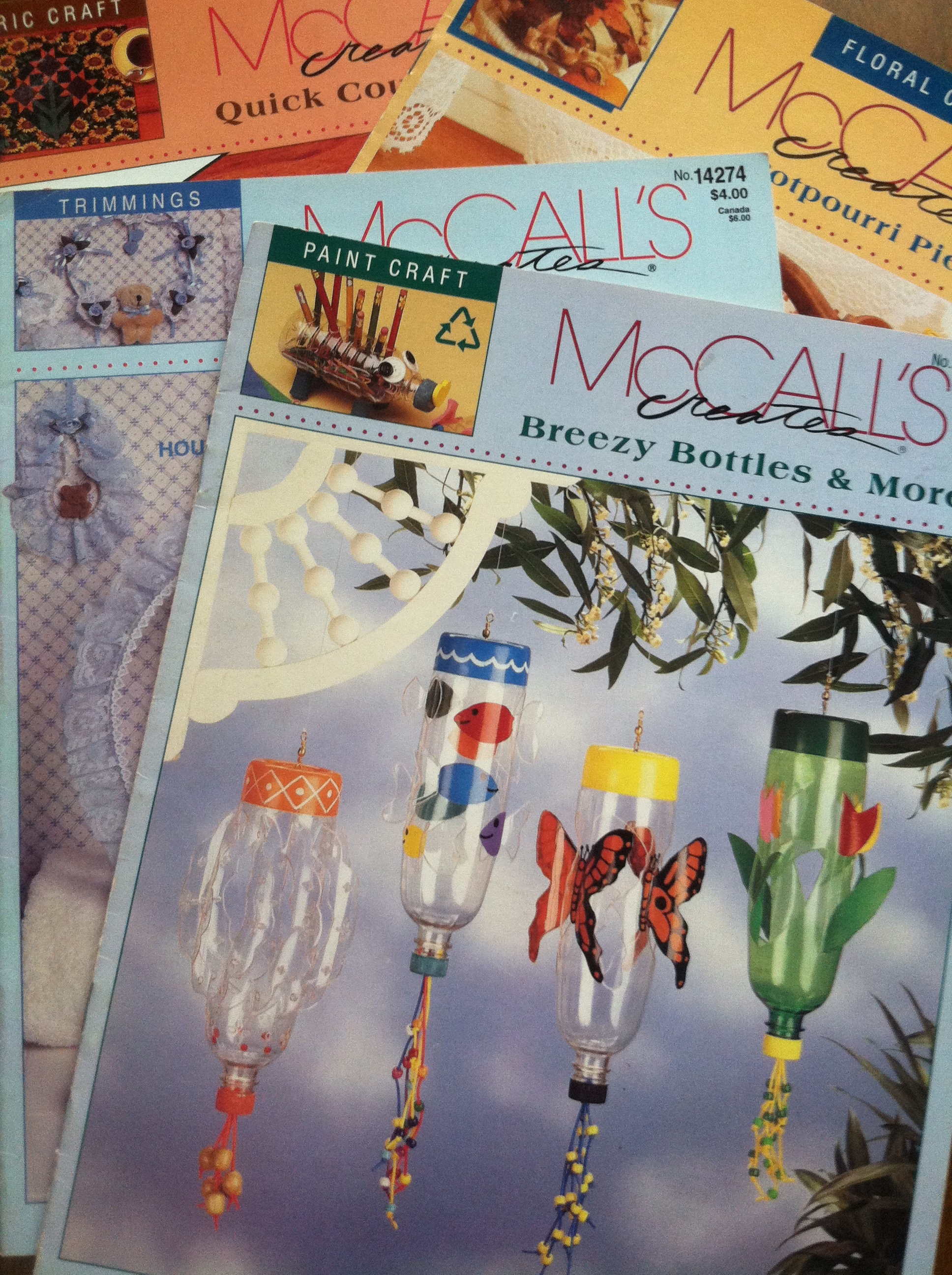 McCall's Creates Set of 4 Vintage Craft Leaflets With a | Etsy