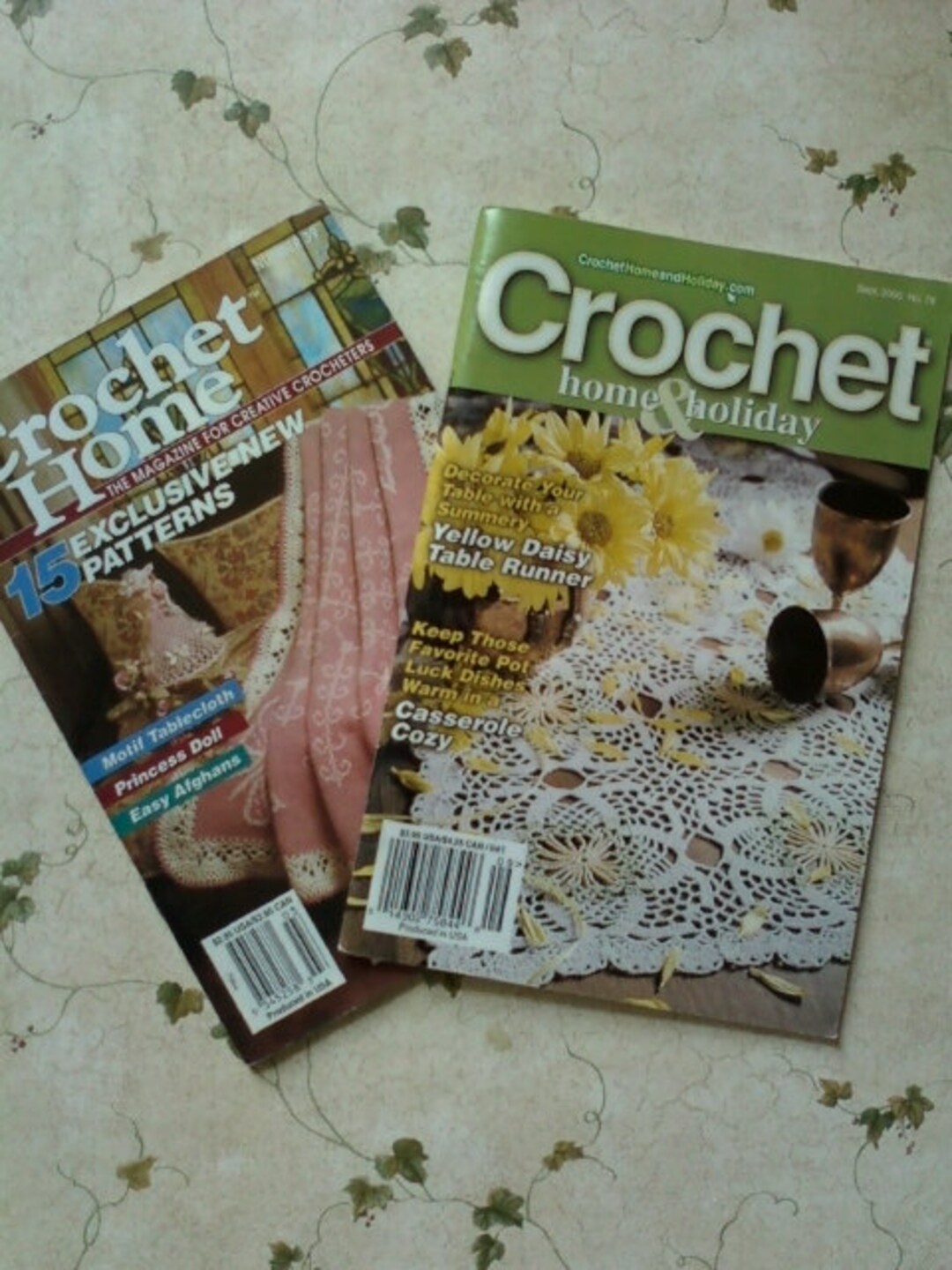 Pair of Two Crochet Project Booklets - Etsy