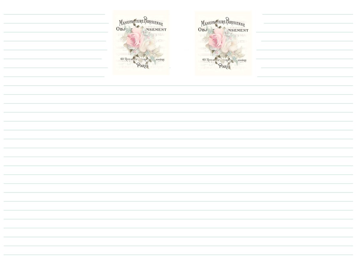 Ballet Lined Paper - Etsy