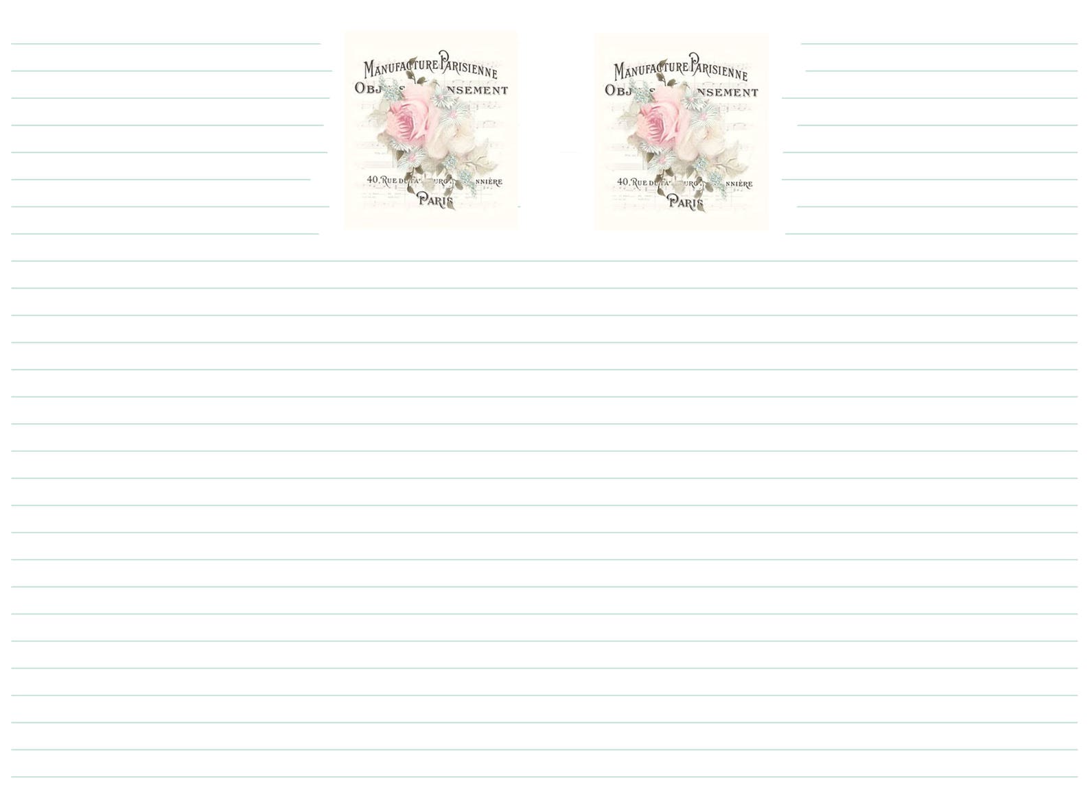 Ballet Lined Paper - Etsy