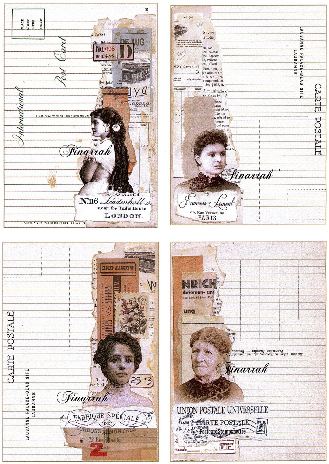 Lined Paper Assorted Styles - Etsy