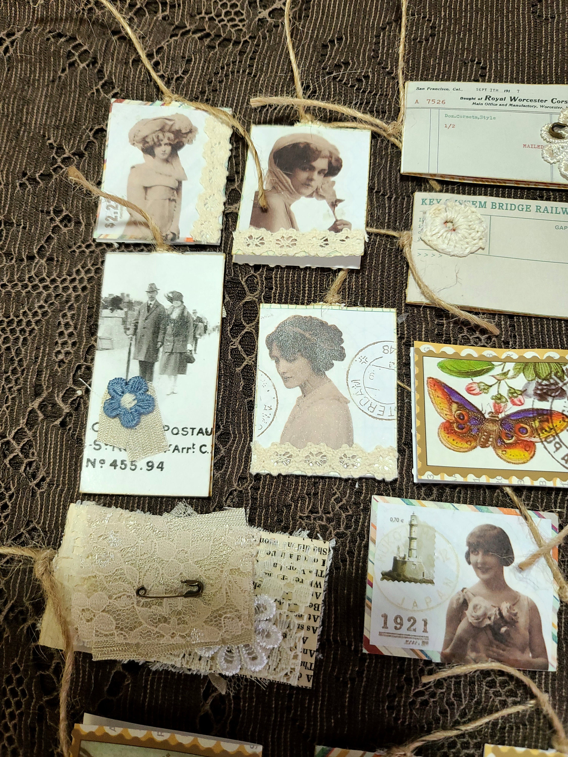 Collage Paper Clips Journal Add Ons - Etsy