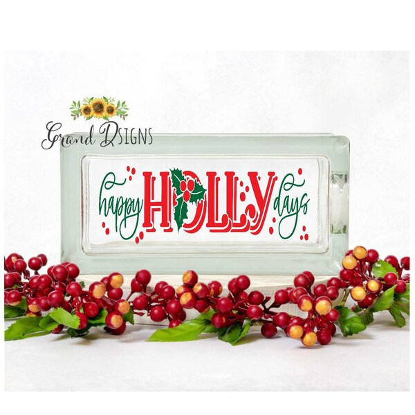 Happy Holly Days - Etsy
