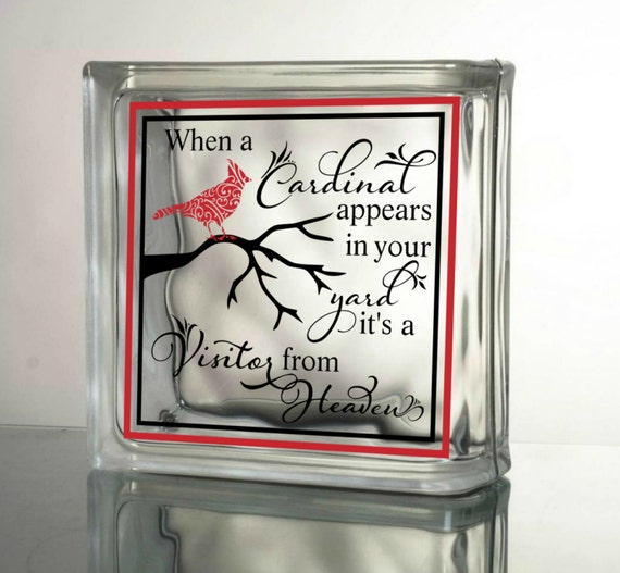 Home Décor Decals for glass block Glass Block Sticker memorial decal ...