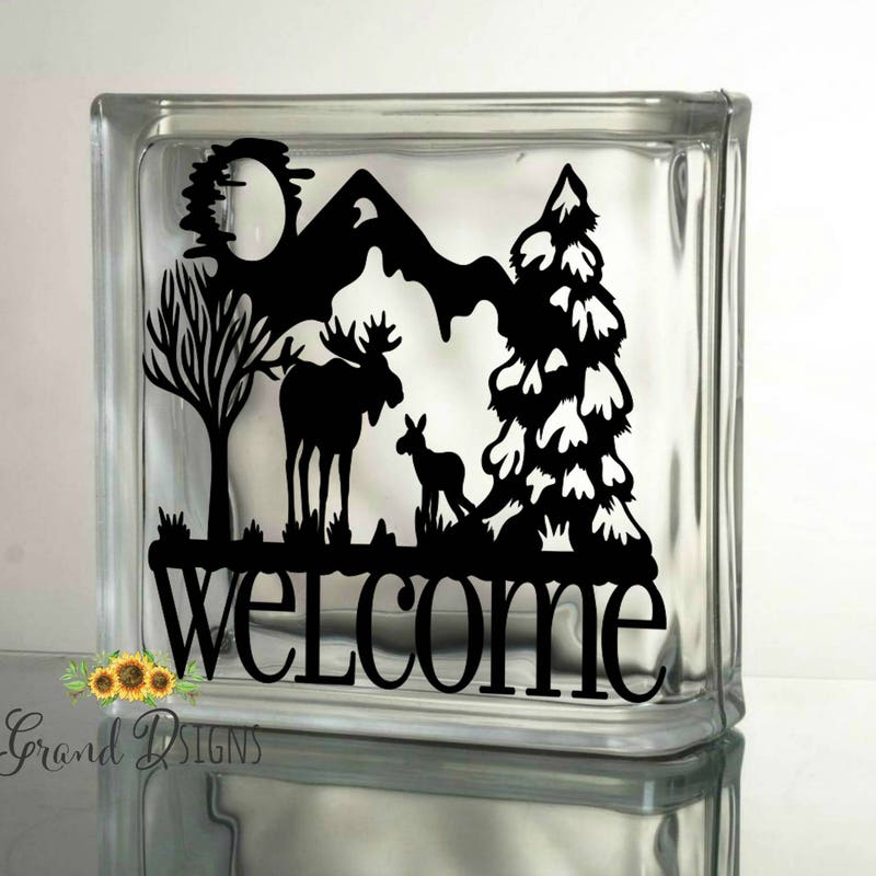 Glass Block Decal - Etsy