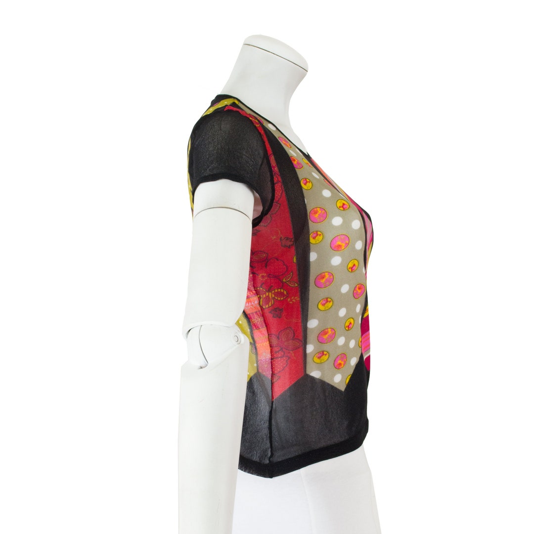 Top KENZO Jeans With Tie Patterns, Rare / S-M max/ Vintage 90-2000 ...
