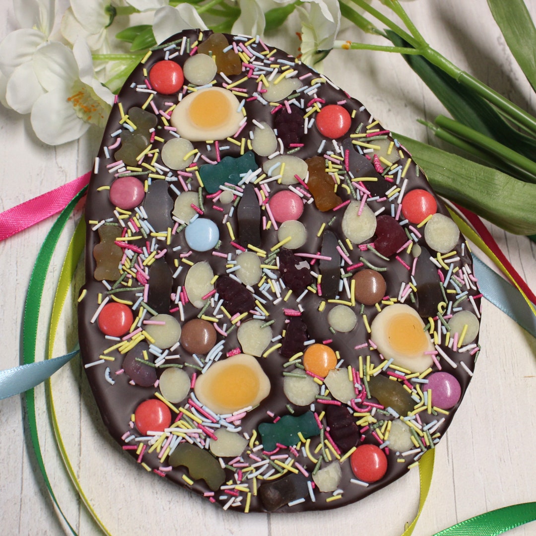 Vegan Milk Chocolate Loaded Easter Egg Pre-order - Etsy