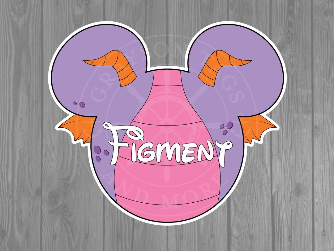 Disney Cruise Door Magnet Figment Inspired Magnet 2 Sizes to Choose ...