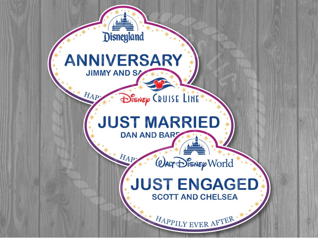 Customizable Name Tag Magnet Disney Cruise - Disney World - Disneyland ...