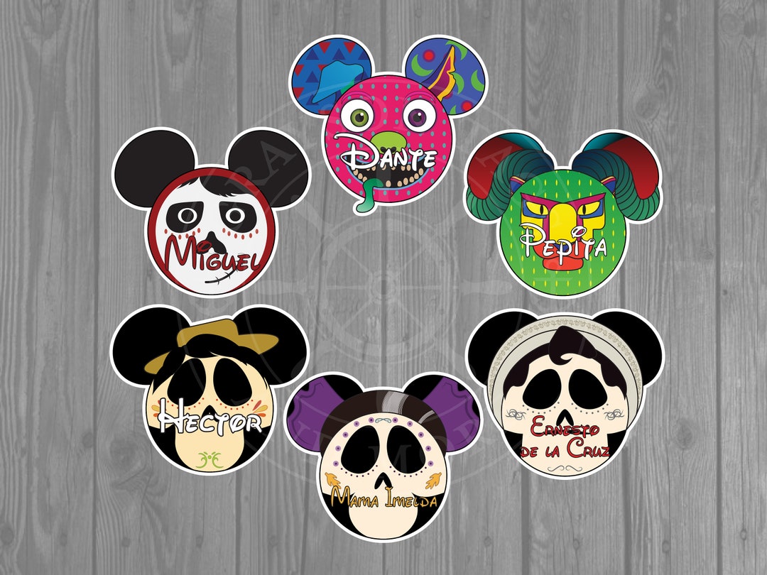 Disney Cruise Door Magnet - Coco Inspired Magnet - Pepita / Dante / Miguel / Hector / Ernesto De ...