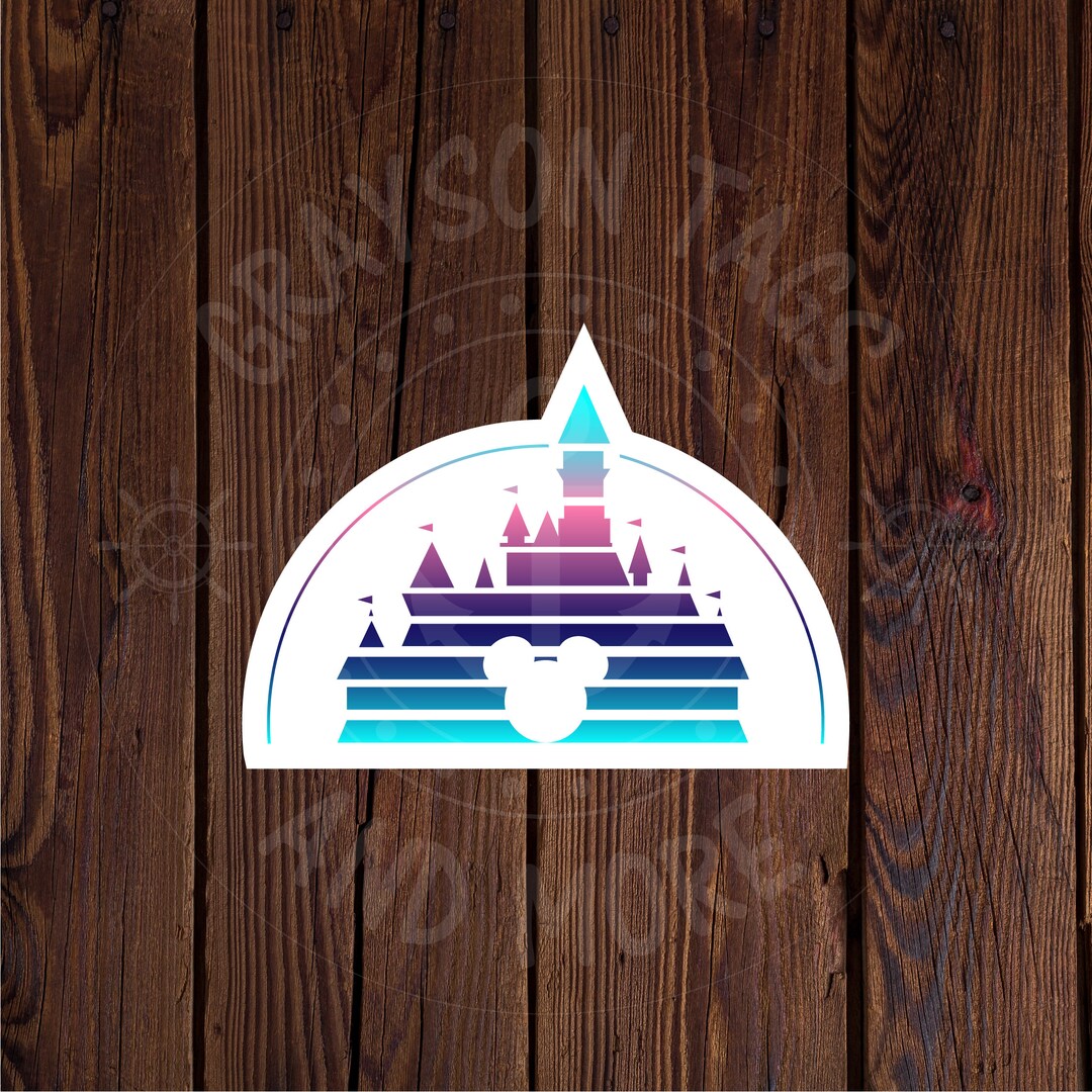 Disney Inspired Castle Sticker - Etsy