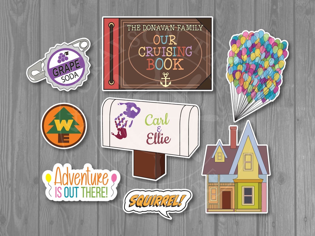 Up Personalized Sign Group Magnet Set for Disney Cruise Doors - Etsy
