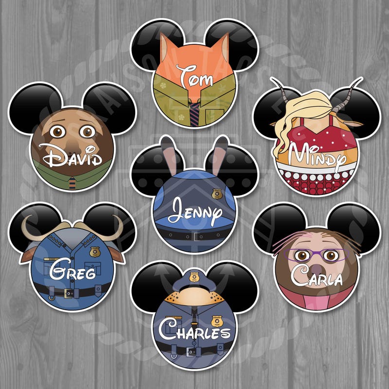 Zootopia Door Magnet - Etsy