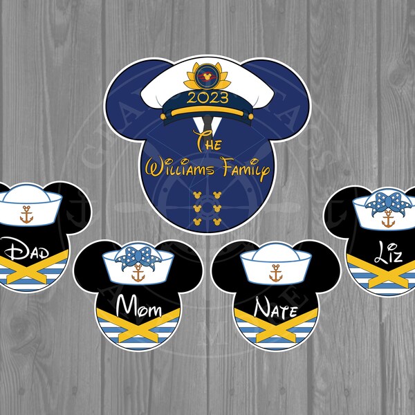 Captain Mickey - Etsy
