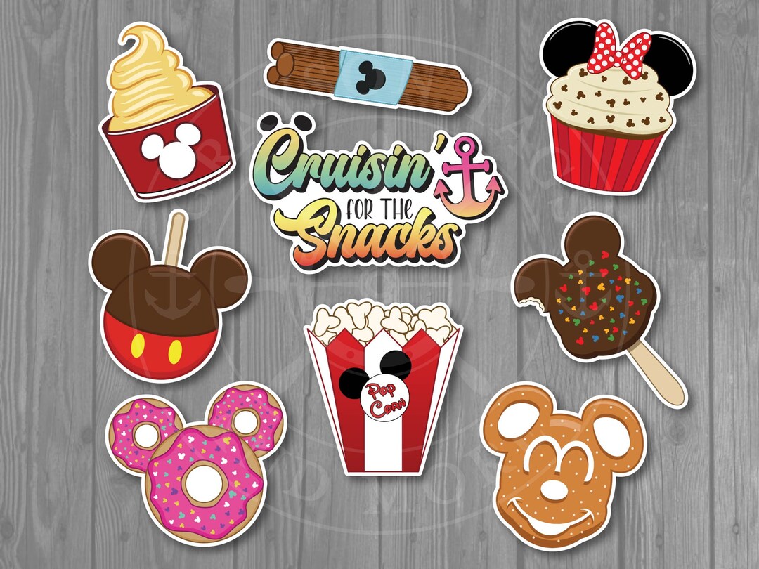 Disney Inspired Snack Magnets 3 Options to Choose From Cruising for the ...