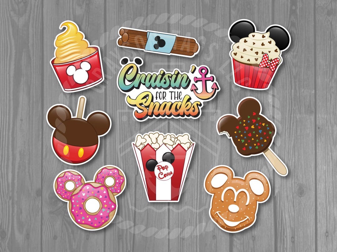 Disney Inspired Snack Magnets - 3 Options to Choose From! - Cruising ...