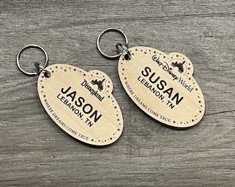 Disneyland Keychain - Etsy