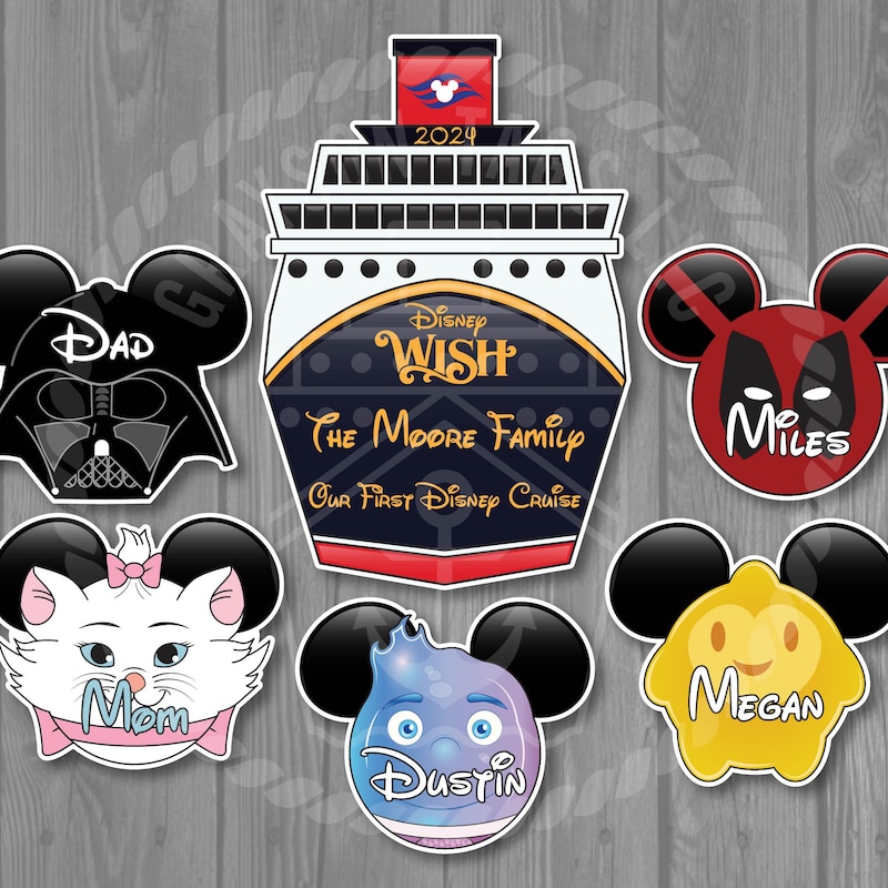 Door Cruise Name Tag - Etsy