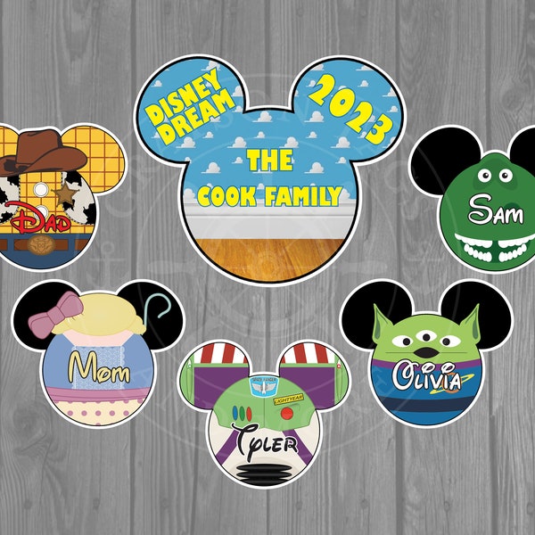 Toy Story Magnets - Etsy