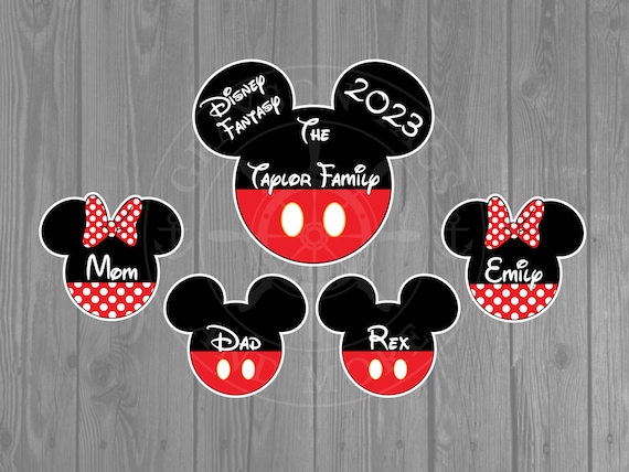 Disney Cruise Door Magnets Large Family Mickey Pants and - Etsy