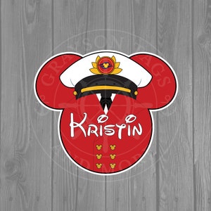 Disney Cruise Door Magnet Captain Mickey or Captain Minnie Magnets - Etsy