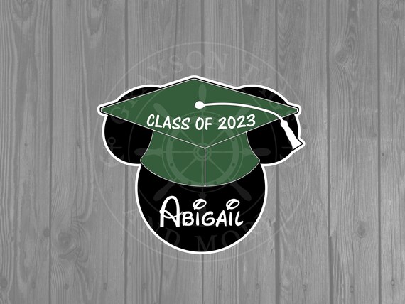 Disney Cruise Door Magnet Graduation Mouse Head Magnet - Etsy