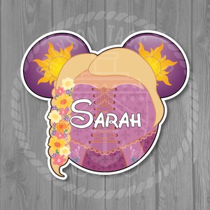 Disney Cruise Door Magnet - Rapunzel Character Inspired Magnets (2 ...