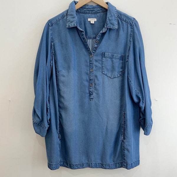 Denim Tunic - Etsy