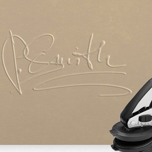 Your Signature Embosser Custom Embosser Personalized - Etsy