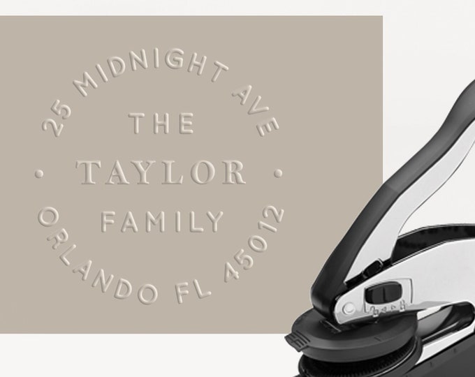 Address Embosser, Custom Embosser, Family Embosser, Personalized ...