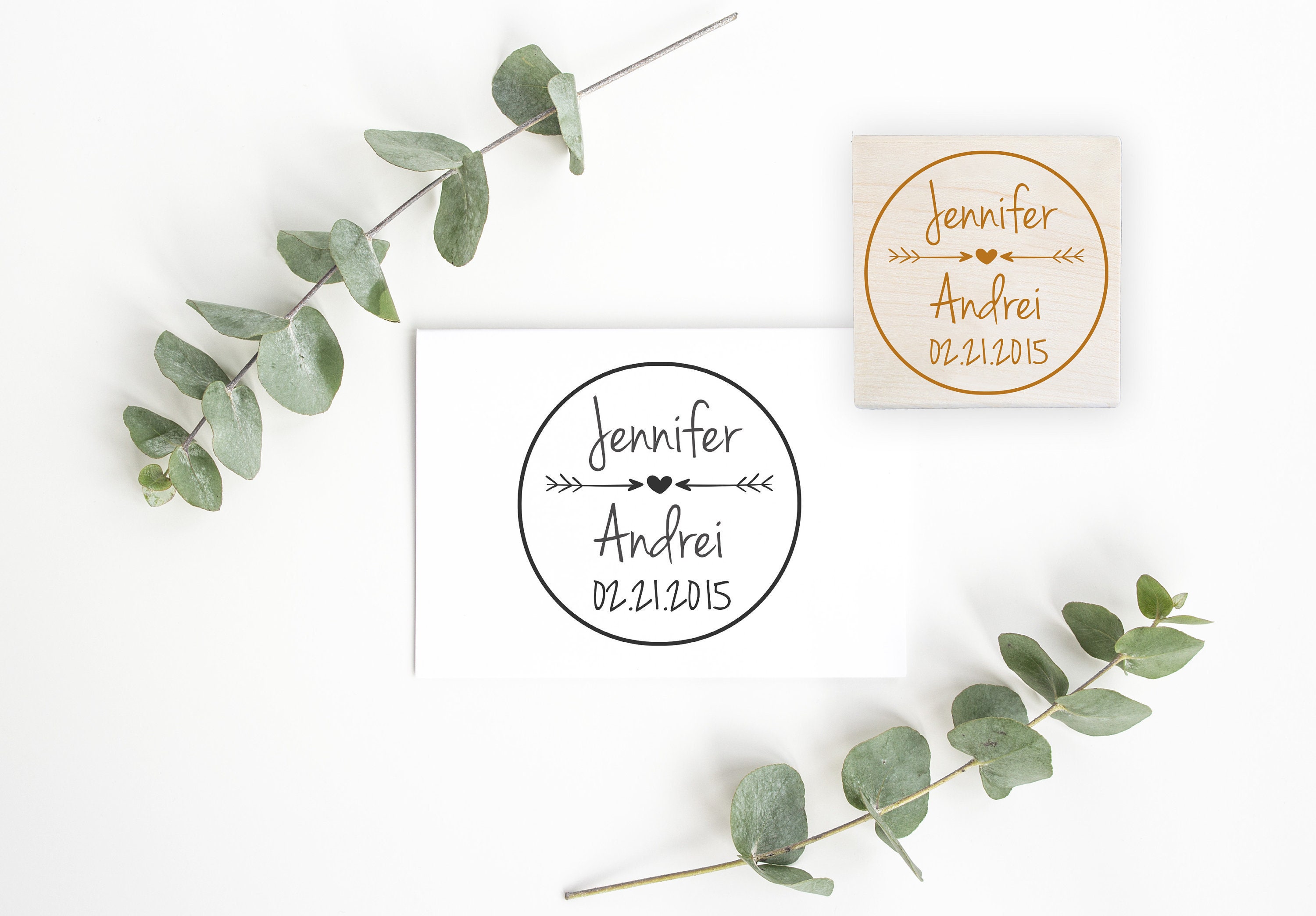 Save the Date Stamp Rubber Stamp Laser Engraved Custom | Etsy