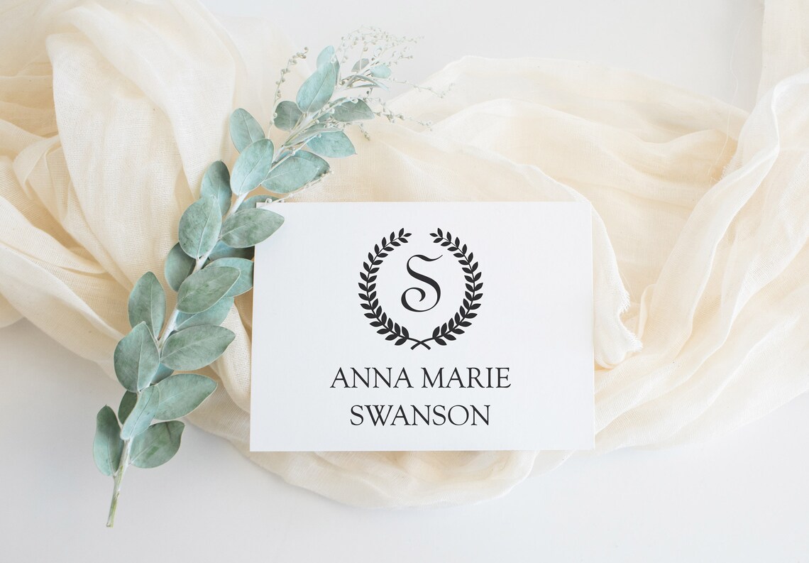 Initial Stamp Custom Stamp Personalized Stamp Personalized | Etsy