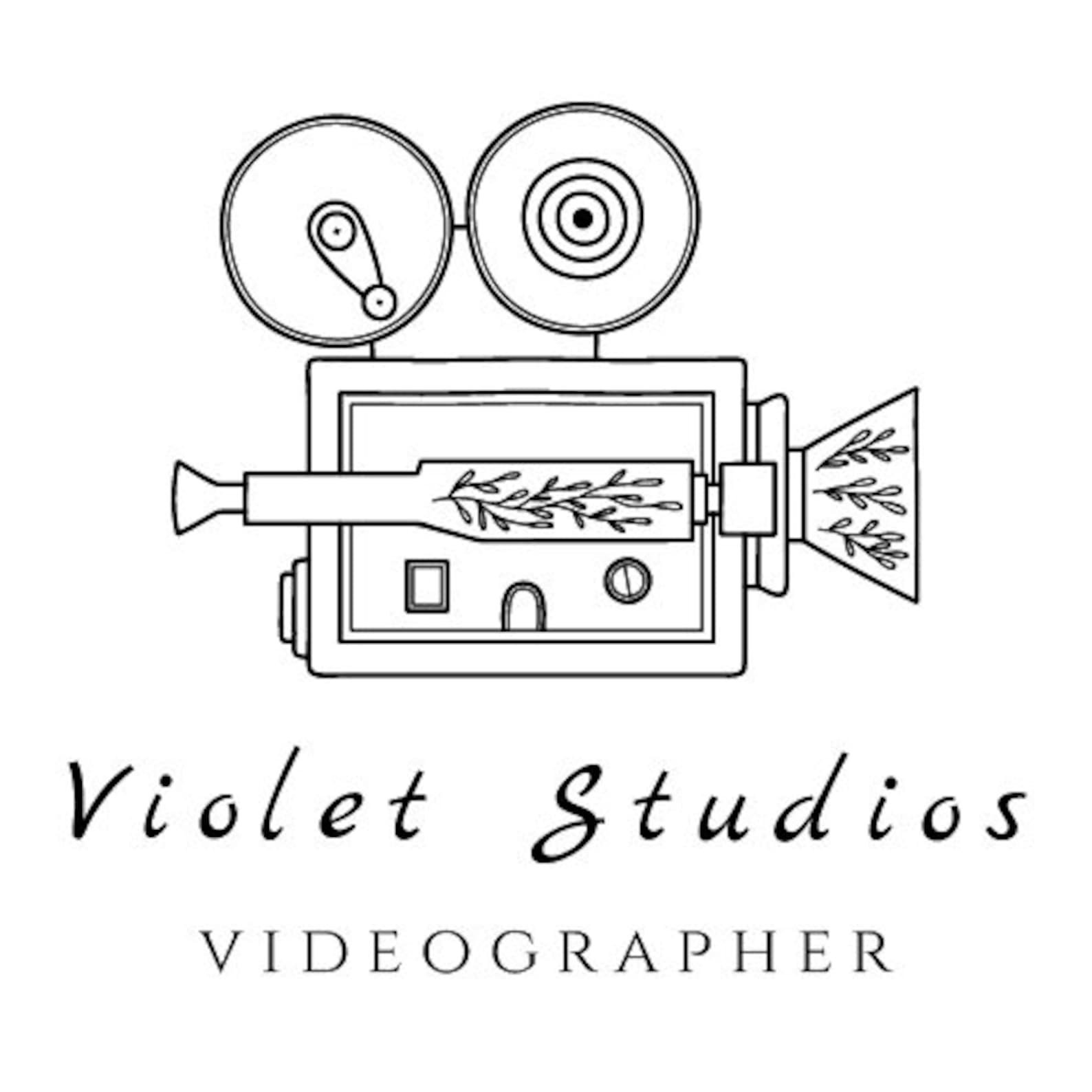 Videographer Logo Stamp Video Camera Logo Stamp Custom | Etsy