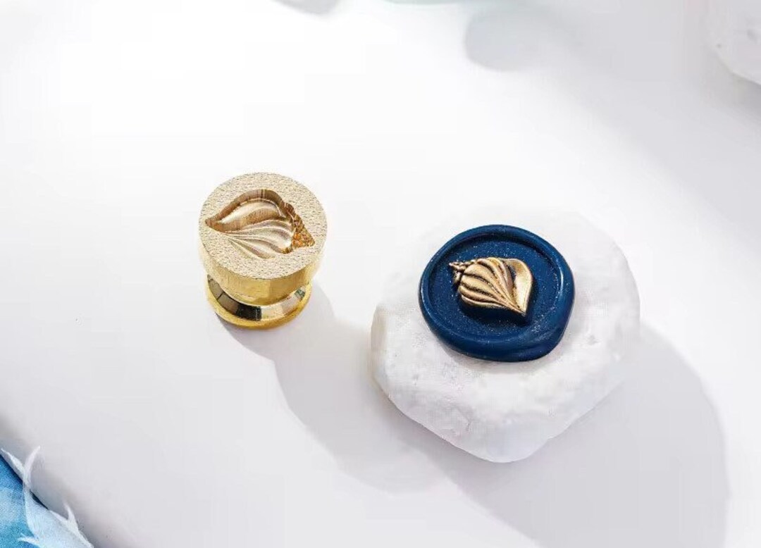Mini Seashell Wax Seal Stamp, 3D Wax Seal, Summer Wax Seal, Nature Wax ...