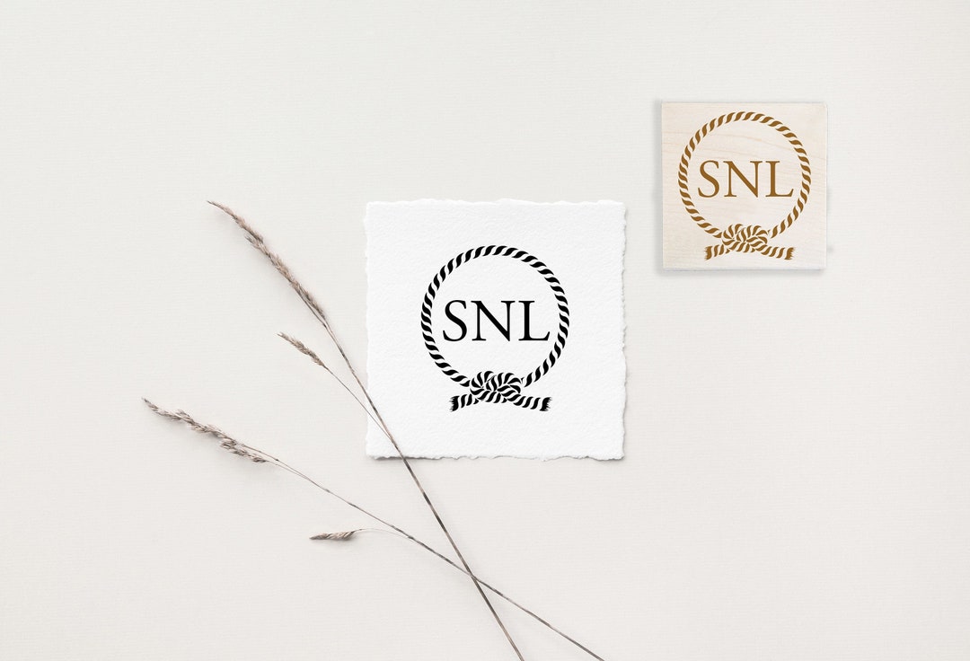 Monogram Stamp, Custom Stamp, Personalized Stamp, Personalized Gift ...