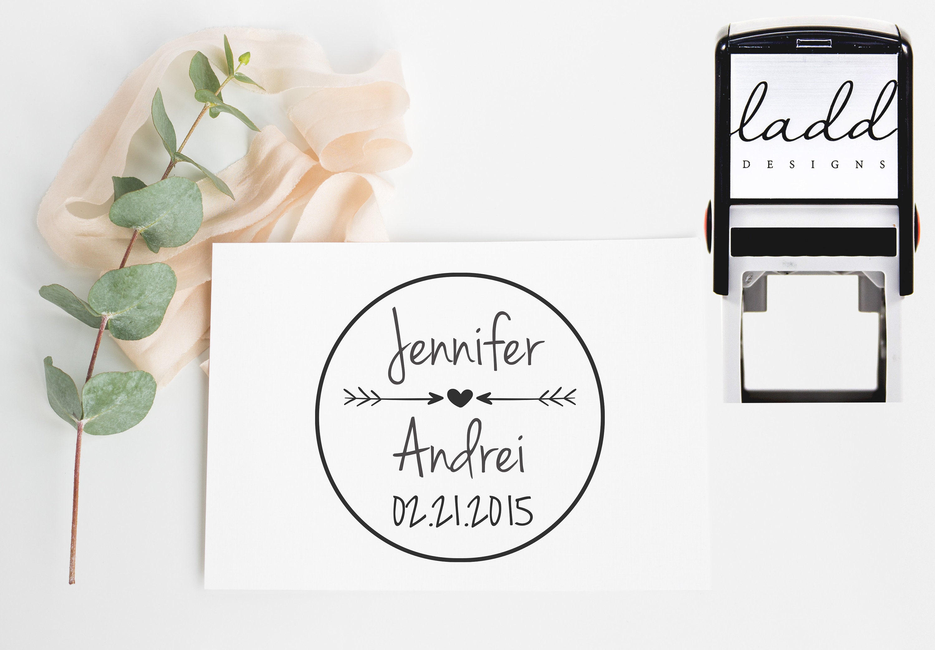 Save the Date Stamp Rubber Stamp Laser Engraved Custom | Etsy