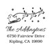 Custom Self-inking Stamp, Santa With Reindeers Personalized Stamp ...
