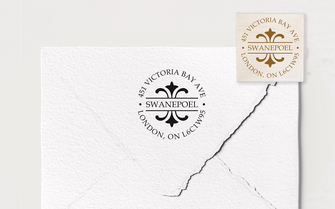 Address Stamp, Custom Stamp, Personalized Stamp, Personalized Gift ...
