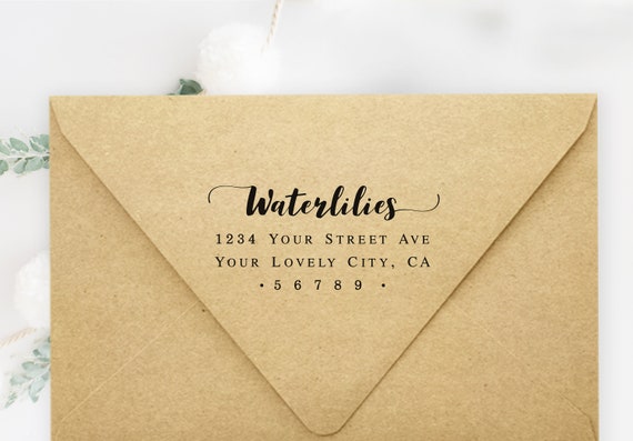 Address Stamp Custom Stamp Personalized Stamp Rubber Stamp - Etsy