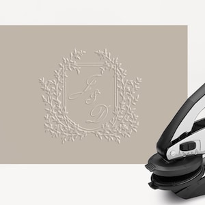 Custom Embosser, Wedding Embosser, Monogram Embosser, Embossed ...