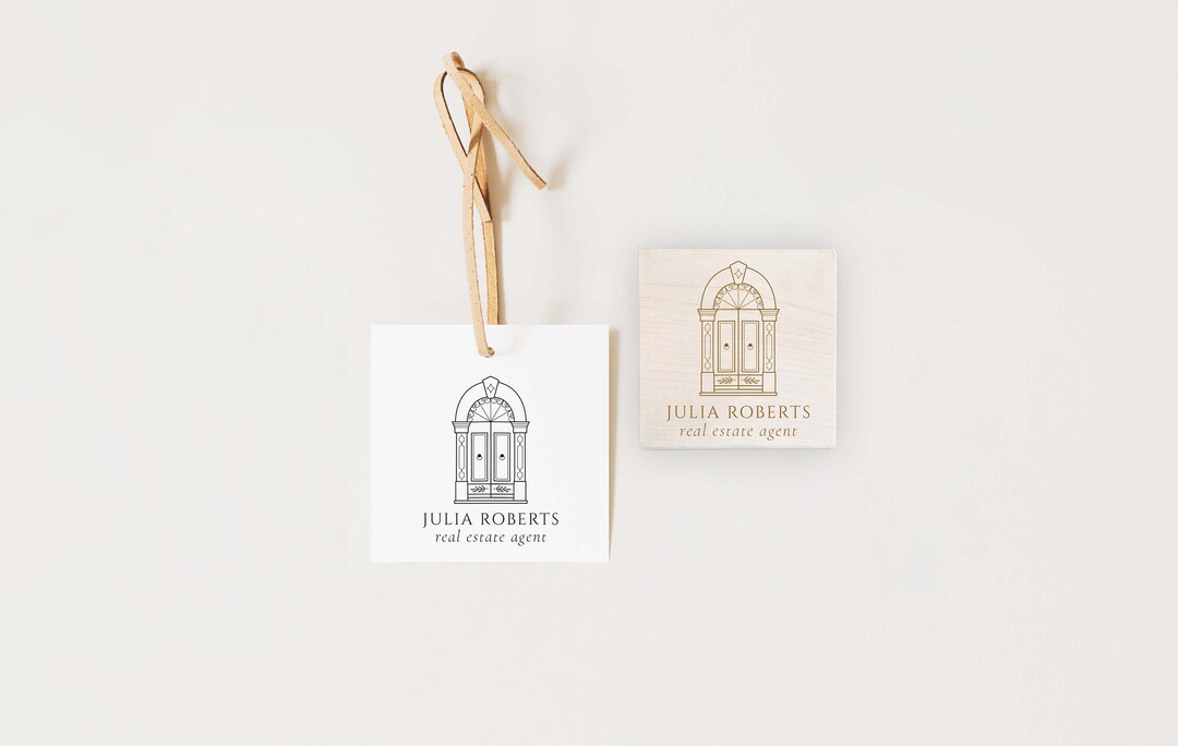 Realtor Stamp, Realtor Gift, Real Estate Stamp, Realtor Logo, Custom ...