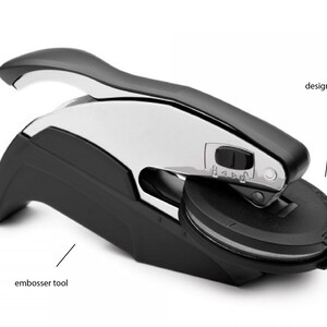 Embosser, Monogram Embosser, Custom Embosser, Script Monogram, Wedding ...