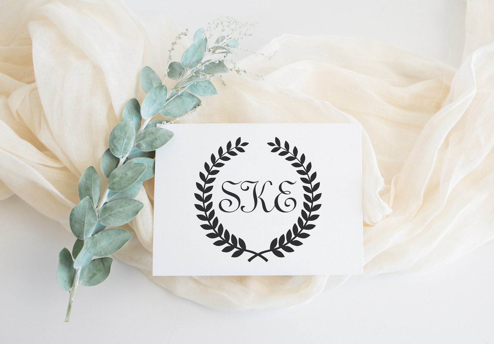Monogram Stamp Custom Stamp Personalized Stamp Personalized - Etsy