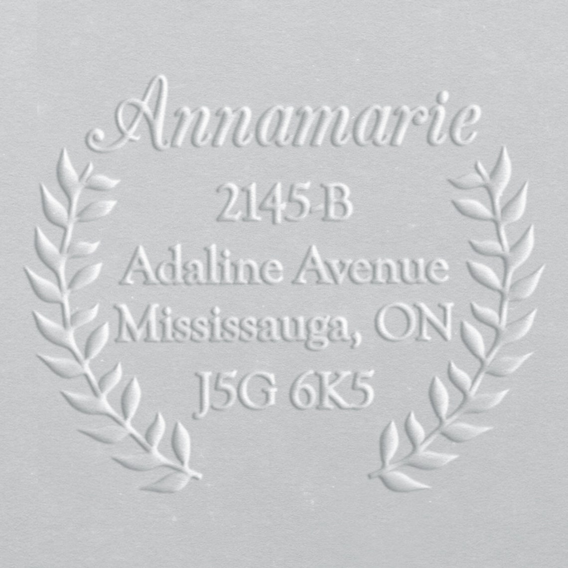 Address Embosser Return Address Embosser Personalized | Etsy