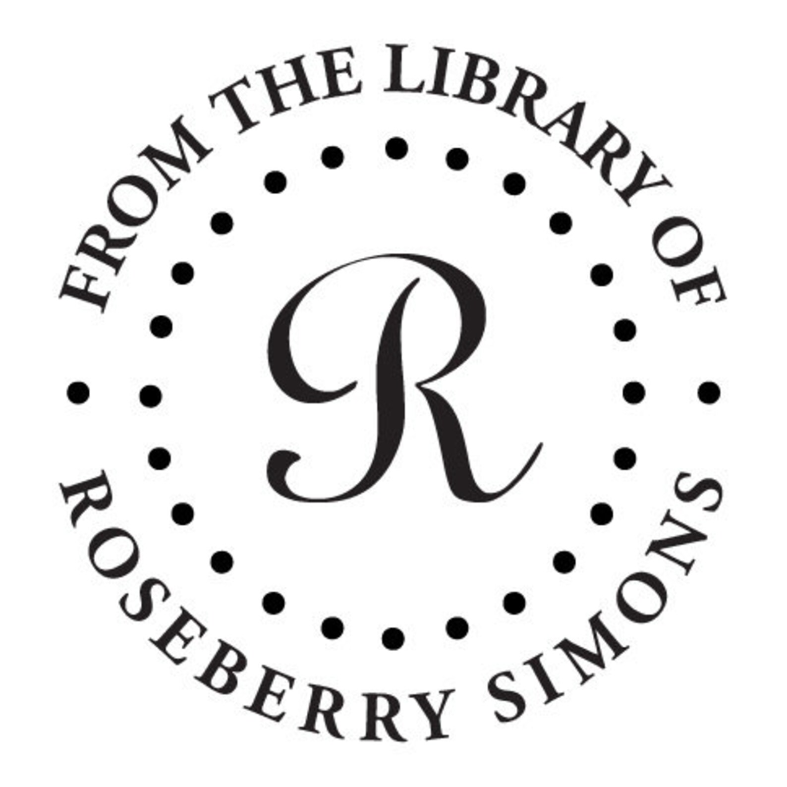 Book Stamp Library Stamp Rubber Stamp Custom Stamp | Etsy