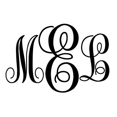 Embosser Monogram Embosser Custom Embosser Script Monogram - Etsy