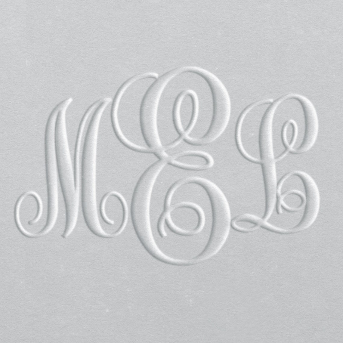 Embosser Monogram Embosser Custom Embosser Script | Etsy